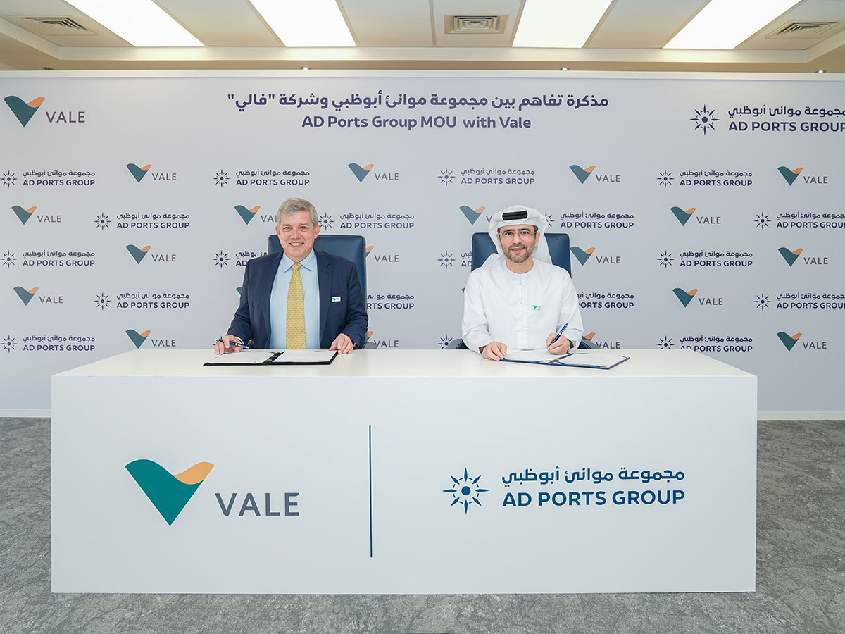 AD Ports Group and Vale to jointly develop low-carbon mega hubs for the ...
