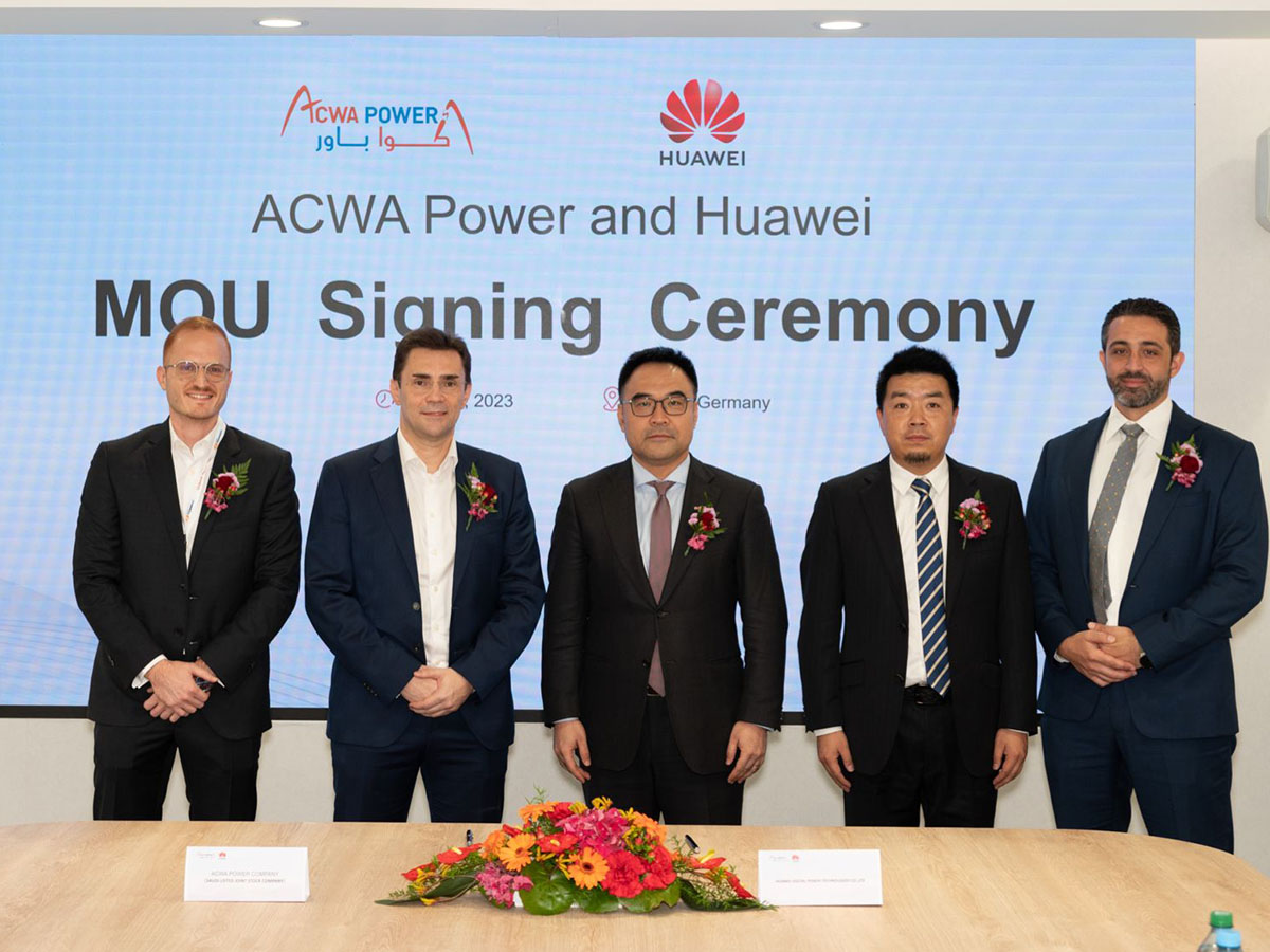 ACWA Power and Huawei ink MoU partnership - LogisticsGulf