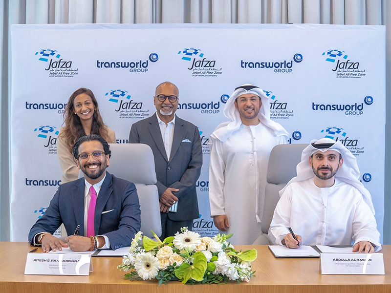 JAFZA and Transworld Group to establish advanced Logistics Centre ...