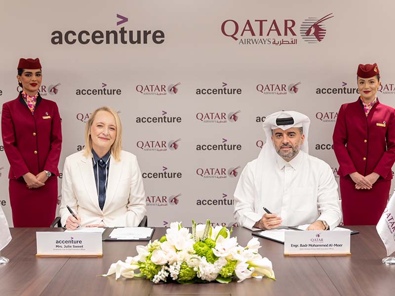 Qatar Airways and Accenture embark on AI-powered partnership ...