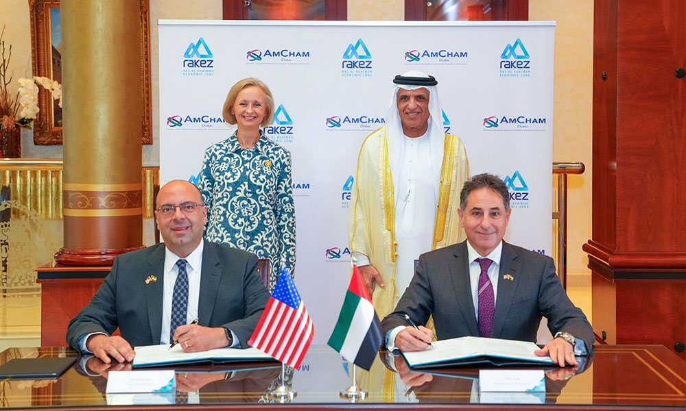 Ras Al Khaimah Ruler hosts MoU signing between AmCham Dubai and RAKEZ ...