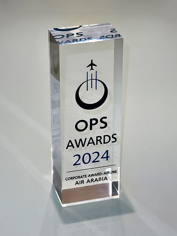 Air Arabia honoured with 2024 OPS Award for commitment to Operational ...