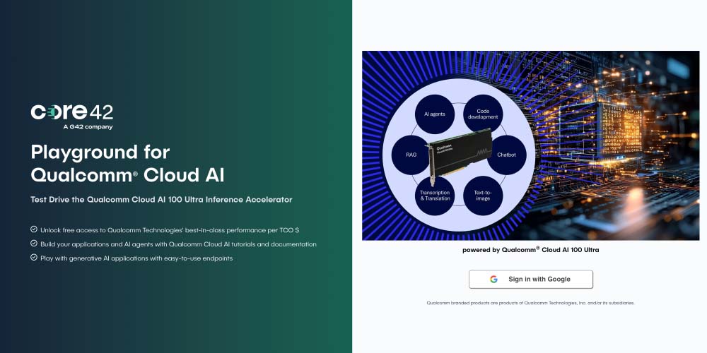 Core42 launches an AI Developer Playground for AI Inference-as-a ...