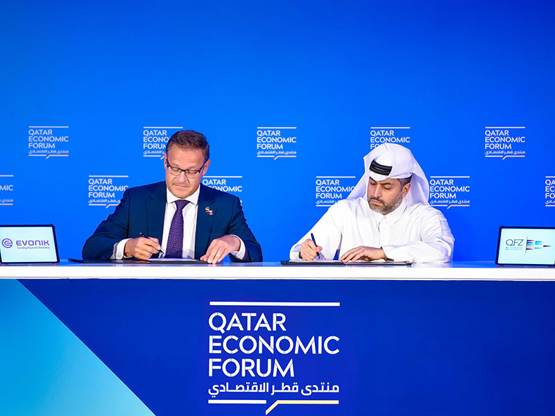 QFZ and Evonik sign MoU at Qatar Economic Forum - LogisticsGulf