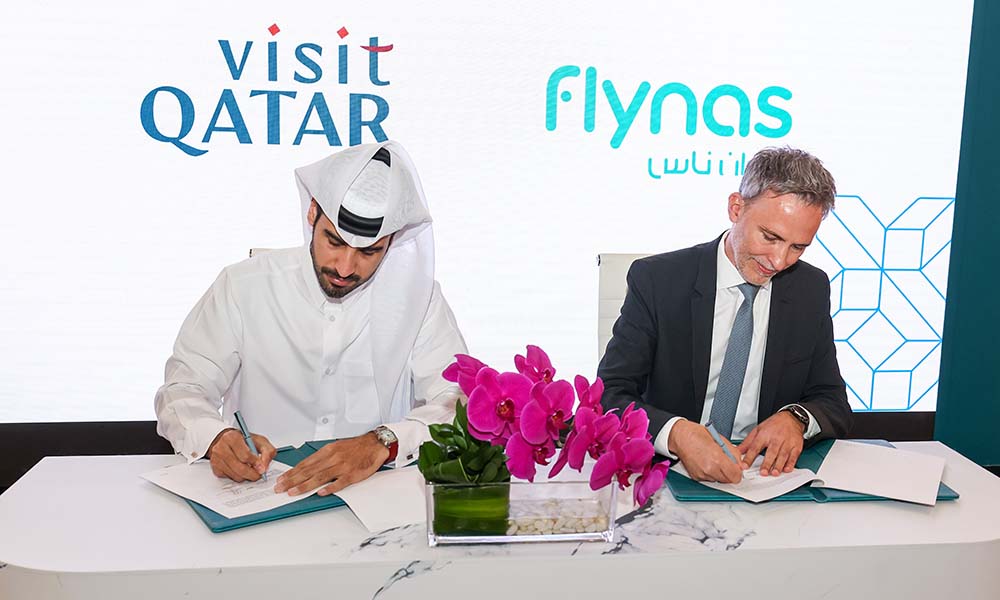 Visit Qatar and flynas sign strategic MoU at ATM Dubai 2025 - LogisticsGulf
