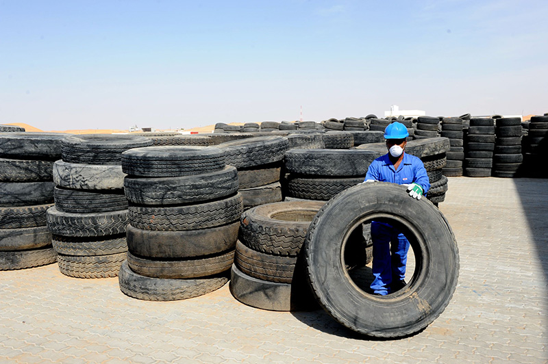 Tadweer recycles 7,000 tons of used tyres in first eight months of 2018 ...