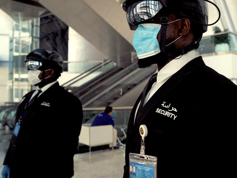World Security first to introduce ‘Smart Helmet’ to combat pandemic ...