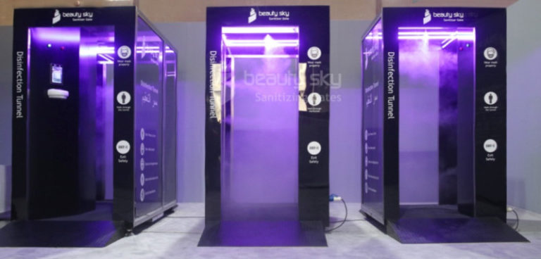 Beauty Sky debuts locally made sanitizing tunnels and disinfectant ...