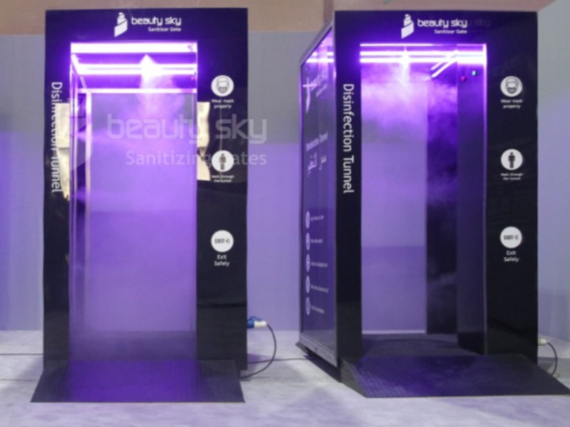 Beauty Sky debuts locally made sanitizing tunnels and disinfectant ...
